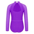 Aislor Girls Sparkly Rhinestones Long Sleeve Gymnastics Leotard Ballet ...