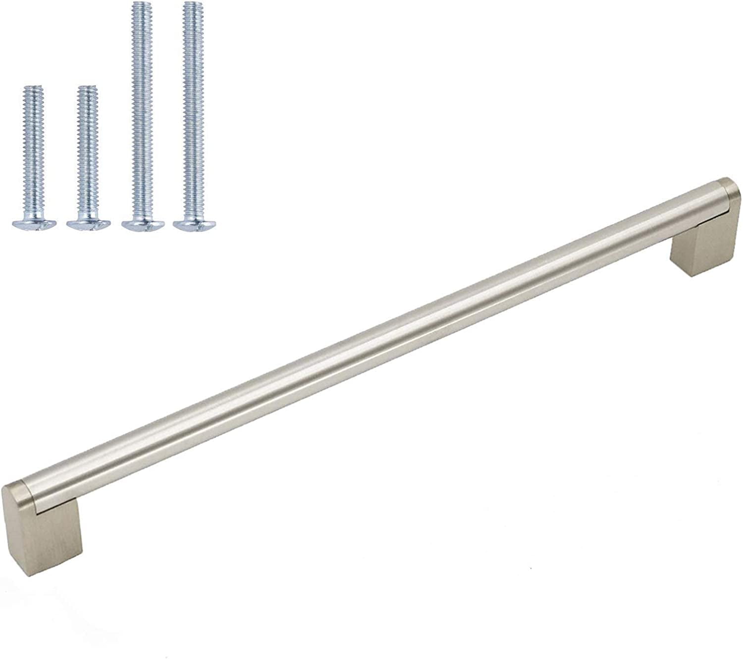 Modern Style Bathroom Door Drawer Handles and Knobs Brushed Nickel 12-3 ...