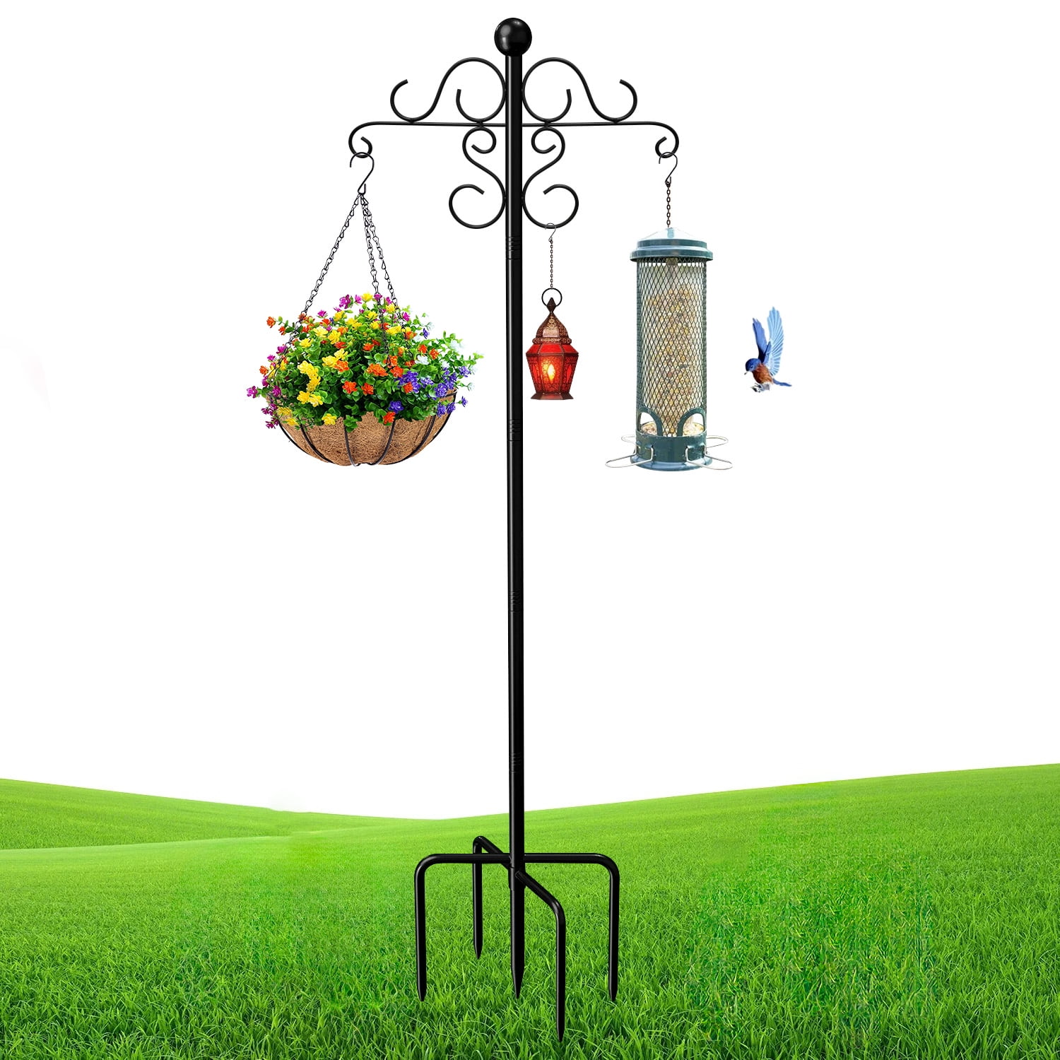 Click here for Kidsjoy 92 Inch Steel Shepherds Hook Bird Feeder P... prices