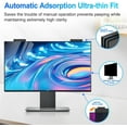 2Pack Magnetic 24 Inch Privacy Screen for Computer Monitor 16:9 Aspect ...