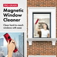 Tyroler Bright Tools S-1 Magnetic Window Cleaner, 0.1"-0.3" Glass ...