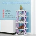 Collapsible Shoe Rack Organizer 6 Tiers-Foldable Shoe Storage for ...