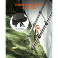 KFFKFF 8.5ft Telescoping Ladder, Stainless Steel Lightweight Extension ...