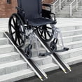 M optimized Portable Wheelchair Ramp for Steps, 3-7ft Adjustable Ramp ...
