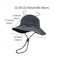 Bainana Sun Hat For Men Adjustable Wide Brim Soft Retro Western Style ...