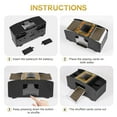 WIGACH 4-Deck Automatic Card Shuffler, Battery Operated, for Playing ...