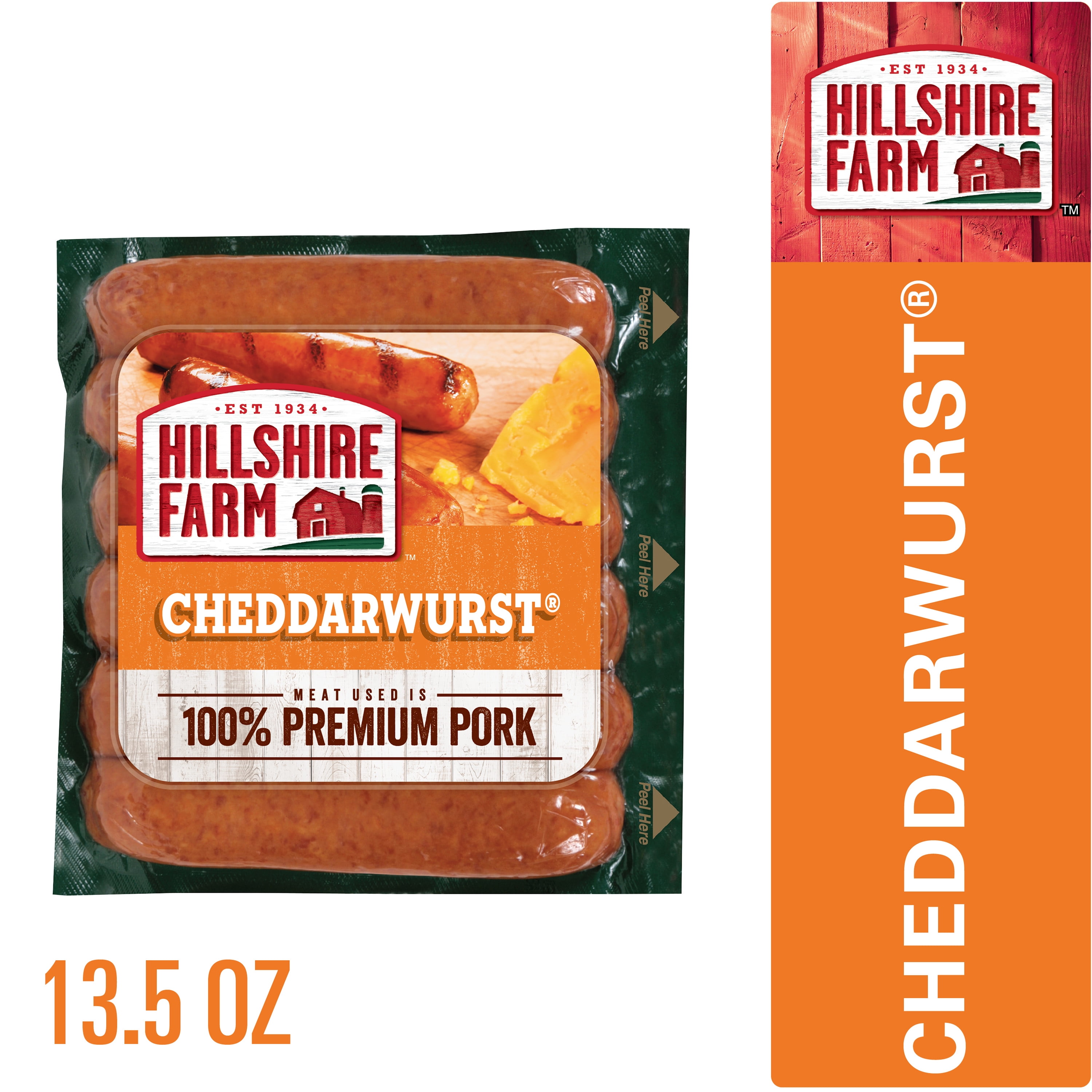 Hillshire Farm Cheddarwurst Smoked Sausage Links, 6 Count – Walmart ...