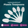 Diplastible, Disposable Plastic Tea Spoons, 500 Pack, BPA-Free ...