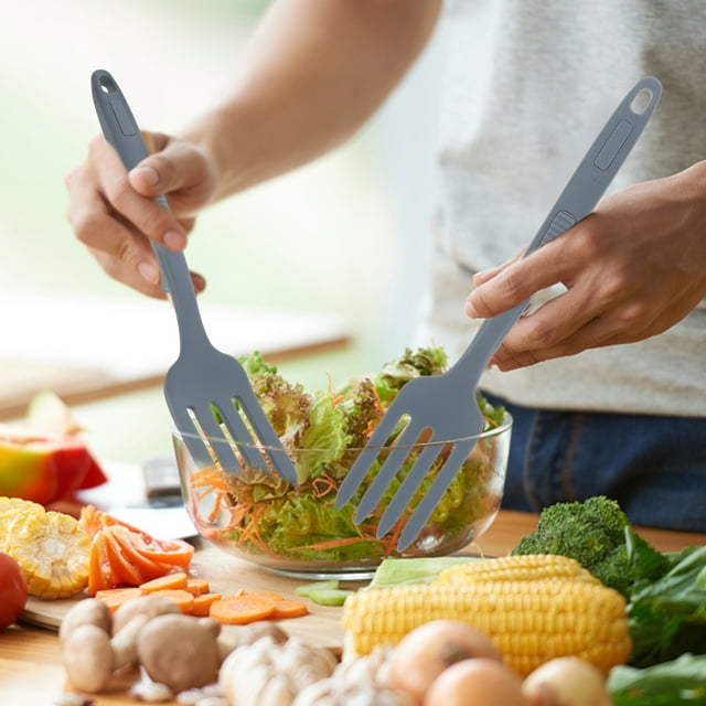 Frcolor Kitchen Pasta Server Fork Reusable Cooking Food Fork Washable ...