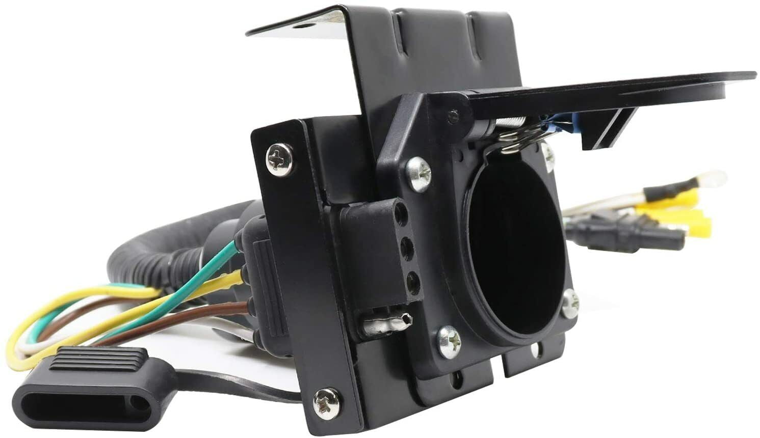 Multi-Tow 4-Way to 7-Way RV Blade and 4-Way Flat Female Trailer Towing ...