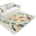 Bedroom Rug Carpet 3'x 5', Vintage Spring Floral Washable Floor Carpet ...