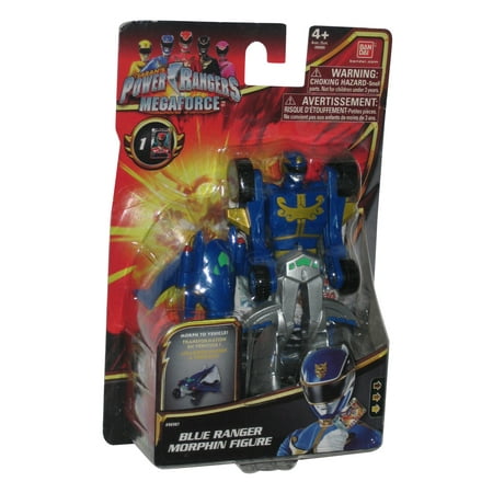 Power Rangers Megaforce Morphin Blue Ranger (2014) Bandai Figure ...