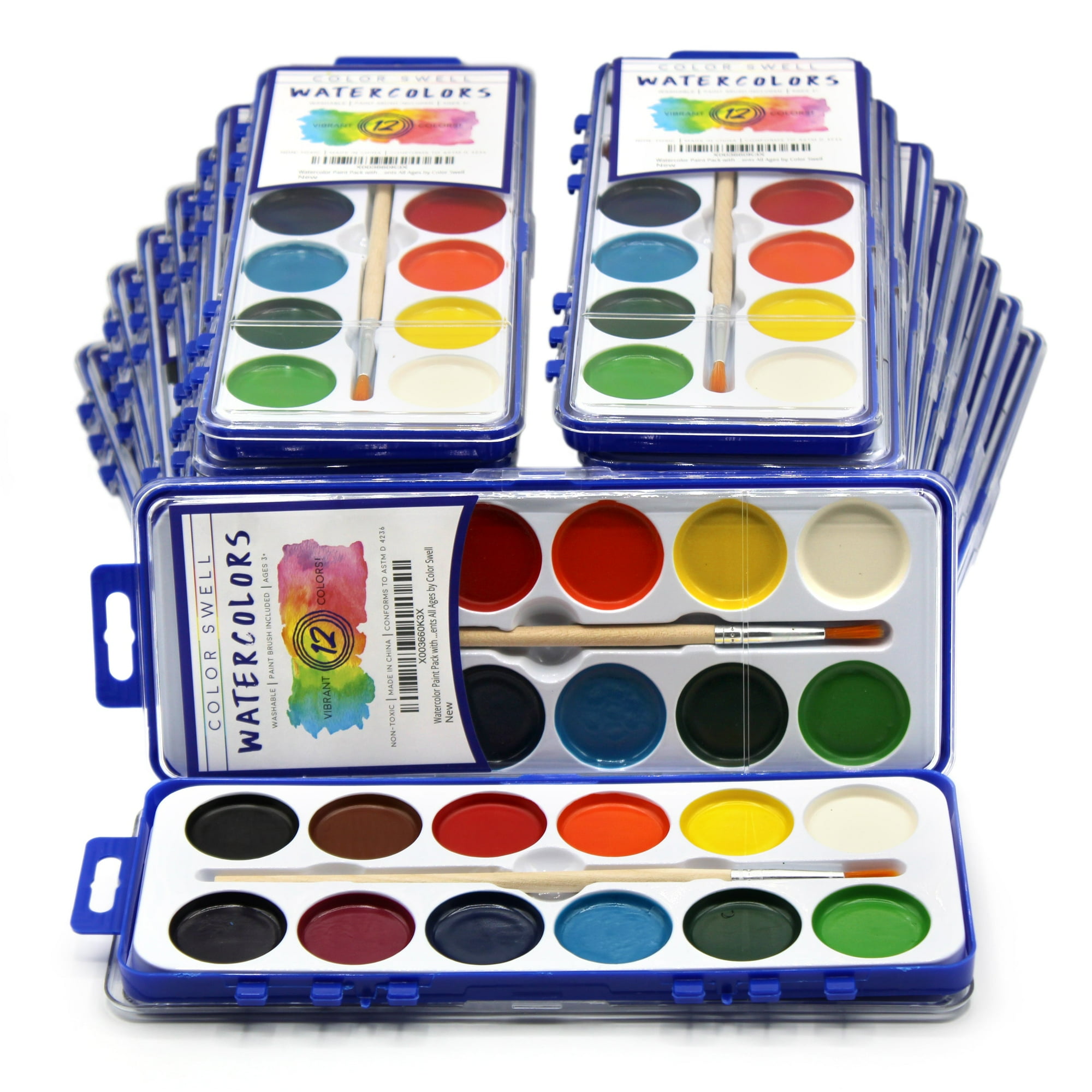 Click here for Color Swell 18 Set Bulk Watercolor Paint Pack With... prices