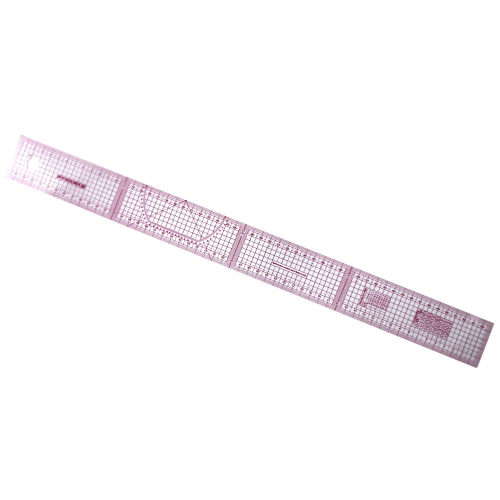 Plastic Sewing Tailor Double Side Straight Ruler Yardstick Patchwork ...