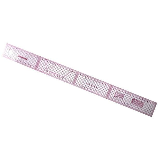 Plastic Sewing Tailor Double Side Straight Ruler Yardstick Patchwork ...