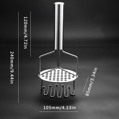 NEWLY Stainless Steel Potato Masher Dual Function Design Potato Masher ...