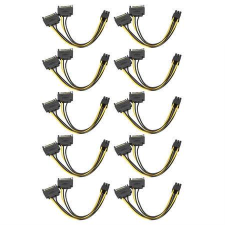 Cables Dual -cable Graphics Power Cord Graphics Cable Pci-e Cable 10Pcs ...