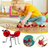 Qeortohers Iron Ant Statue Garden Decor Figure Stand Ant For Outdoor ...