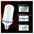 Blue Flame Decor LED Flame Effect Light Bulbs - Upgraded 4 Modes Fire ...
