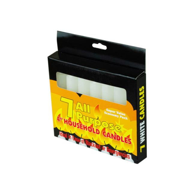 Kole Imports AF522-72 4 in. All-Purpose Candles, 7 Piece - Pack of 72 ...