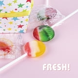 Tiger Pops Assorted Fruit Flavor Lollipops - 2LB Bag with Vibrant ...