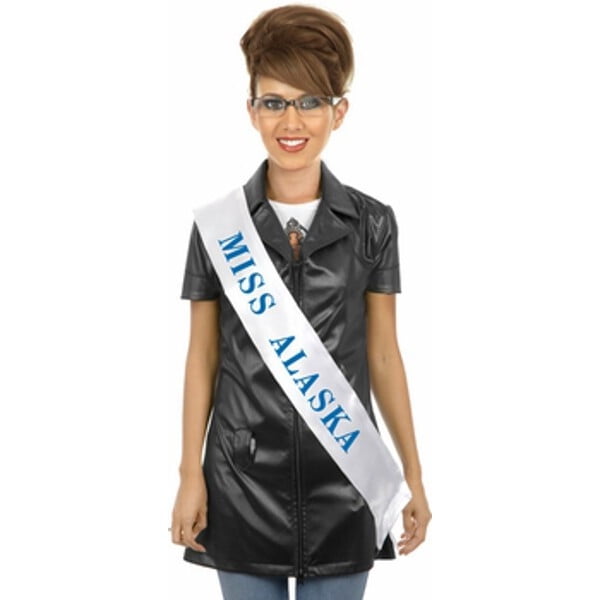 Adult Sash and Glasses Sarah Palin Costume Kit - Walmart.com