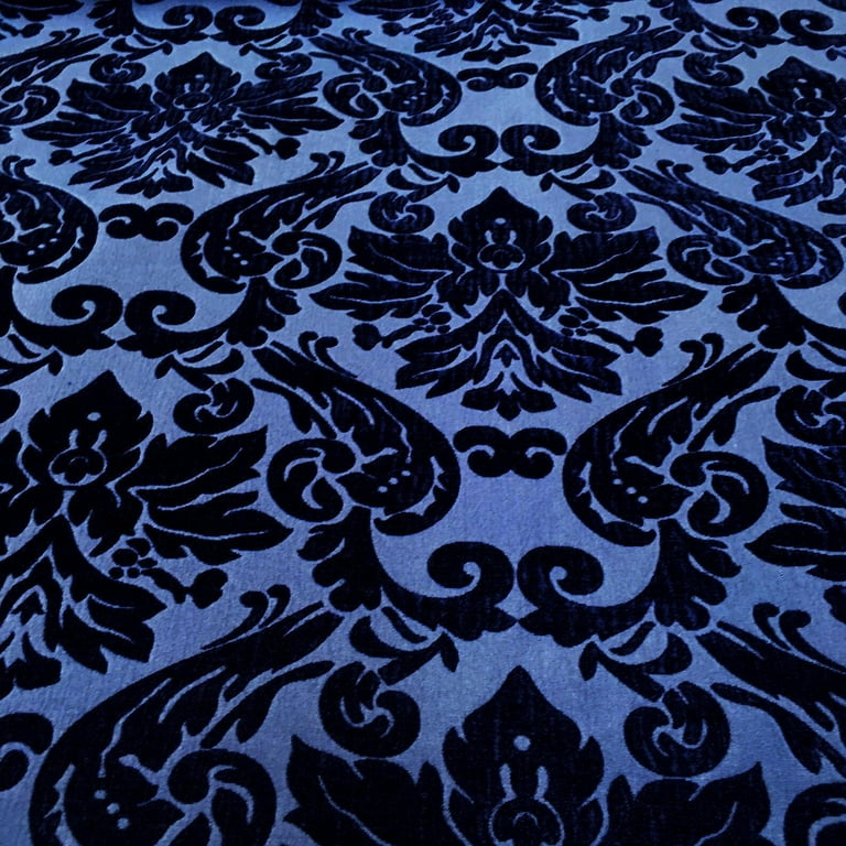 Royal Blue Damask Pattern