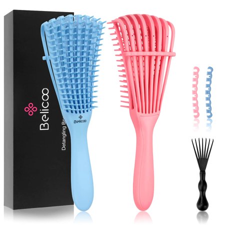 Hair brush for wet and dry hair African 3c to 4c thick hair with curly ...