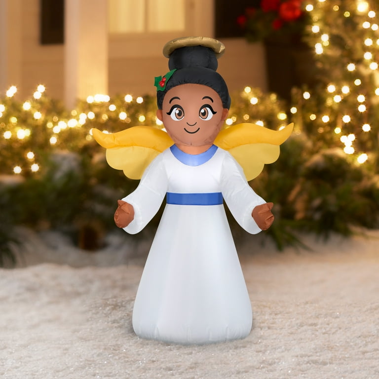 African American Christmas Angel Holiday Living 16 In Black Angel