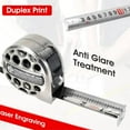 25ft Tape Measure - Heavy Duty Stainless Steel Measuring Tape with ...