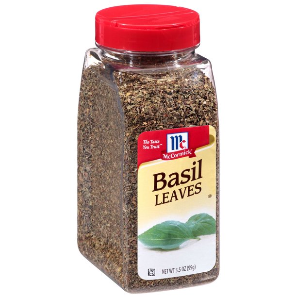 McCormick® Basil Leaves 3.5 oz. Shaker - Walmart.com