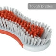 Smart Design Heavy Duty Scrub Brush - Contoured Shape with Non-Slip ...