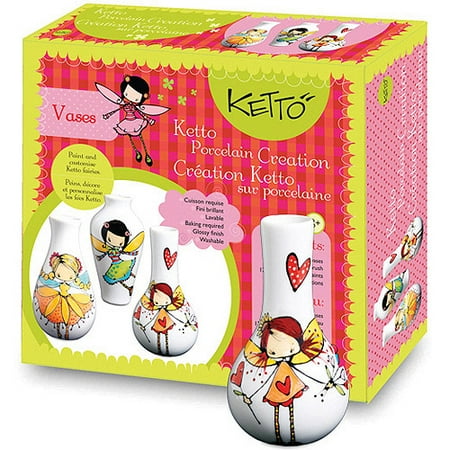 UPC 061404011030 - Ketto; Ketto Design Paint-It-Yourself Fairy Vase ...