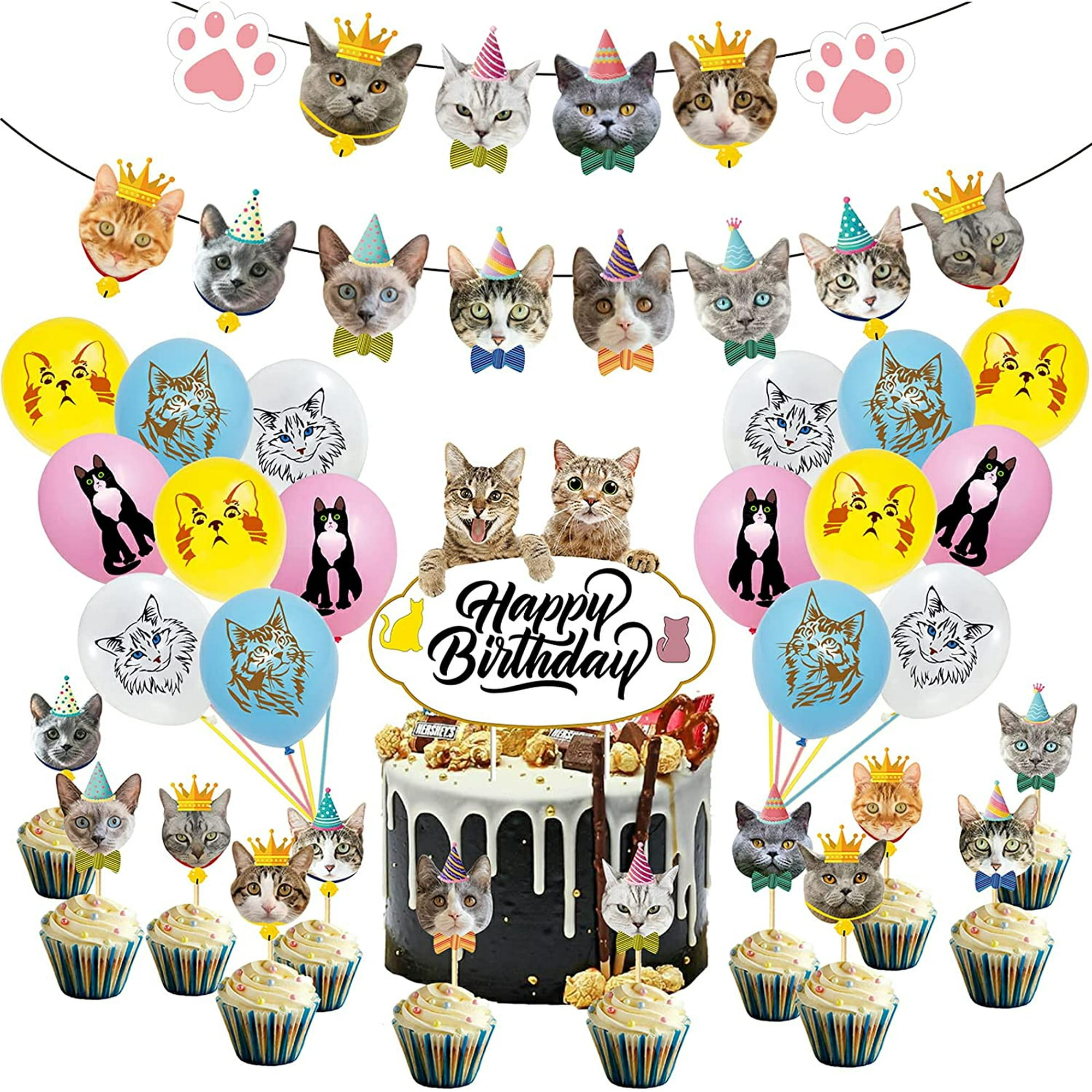 Cat Cupcake Toppers