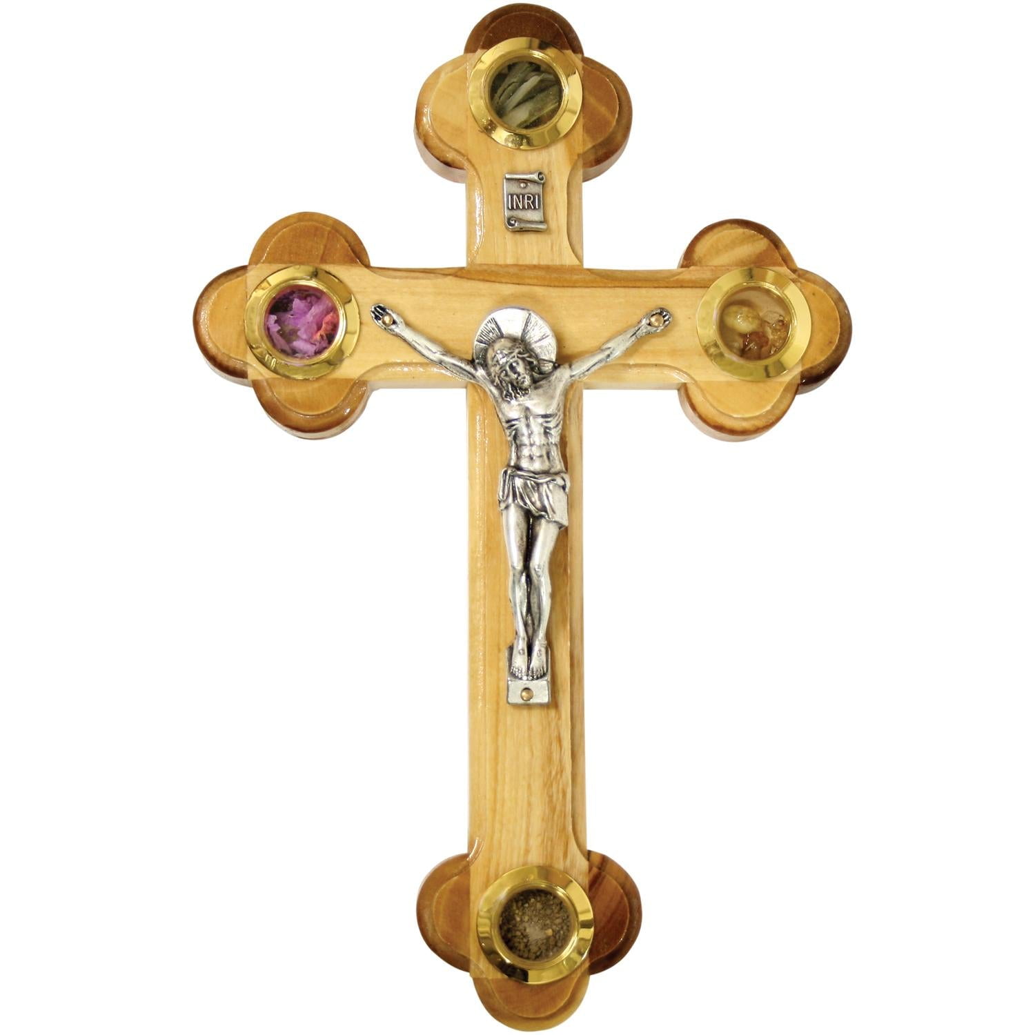 Olive Wood Eastern Cross - Walmart.com