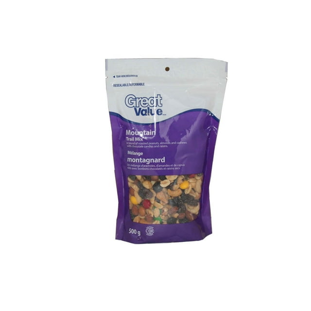 Great Value Mountain Trail Mix, 500 g - Walmart.ca