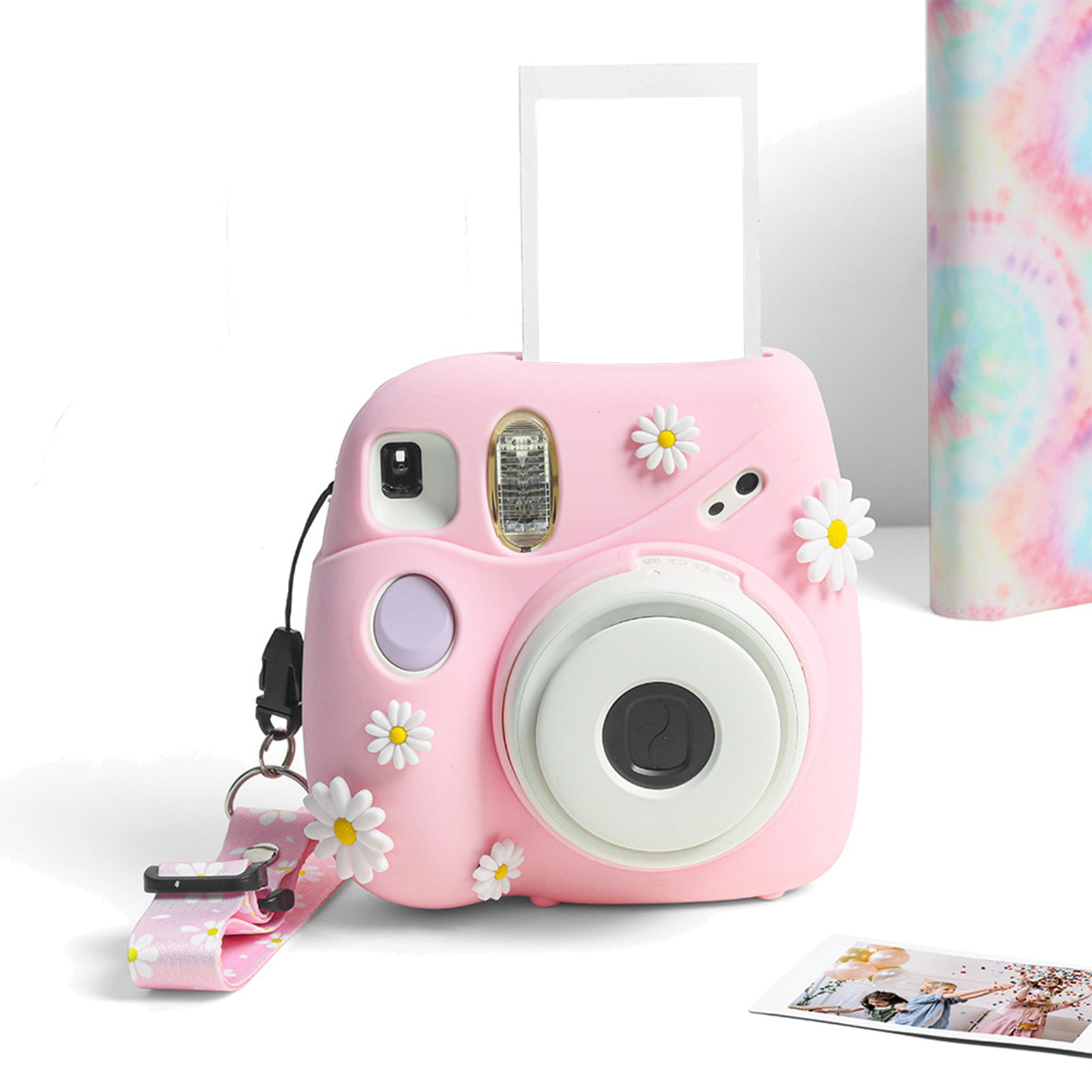 NAIERHG Camera Protective Case, Shockproof Silicone Cover, Flower ...