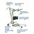 Invacare Sit-to-Stand Patient Lift, Hydraulic Stand Assist Lift Aid for ...