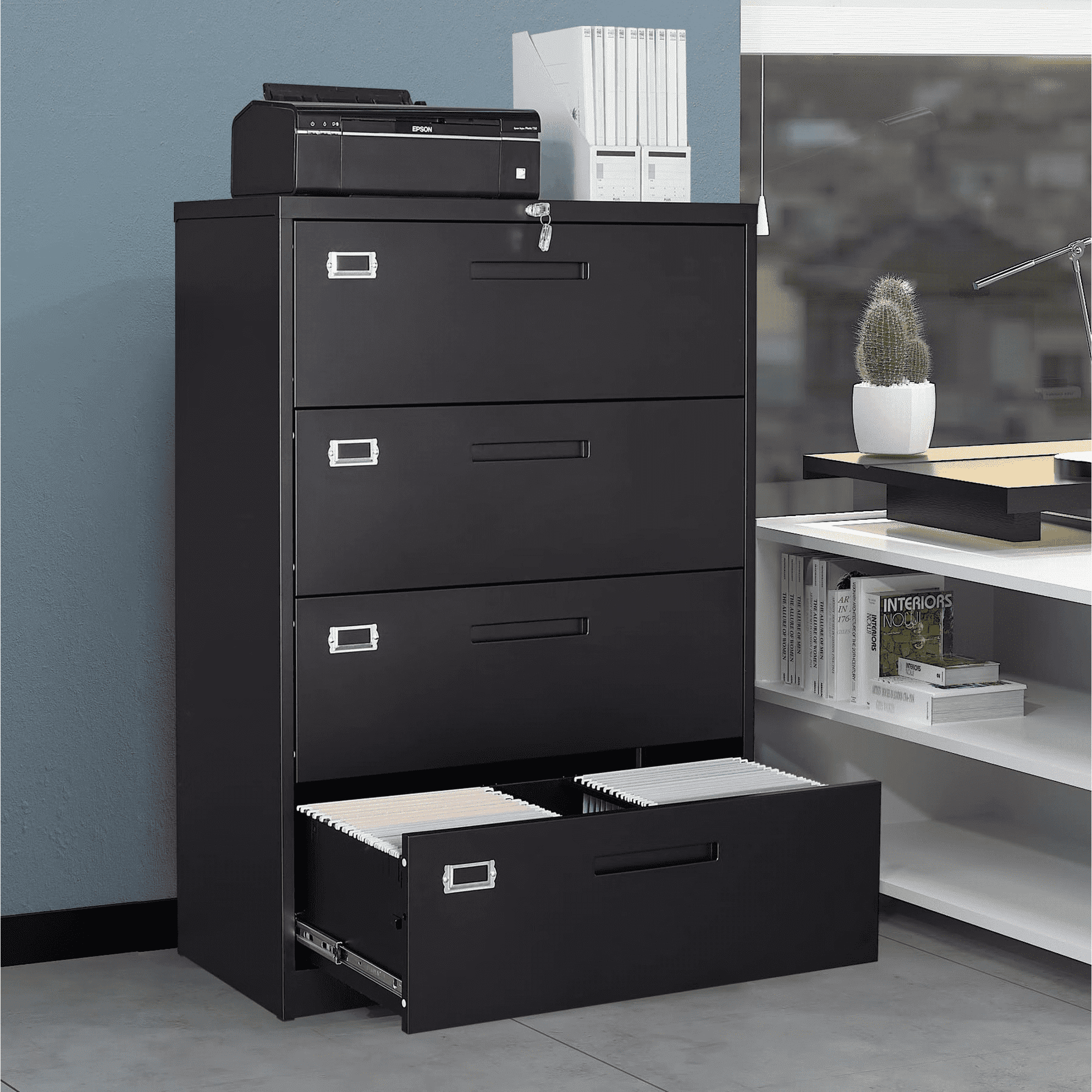 Hon 4 Drawer File Cabinet No Lock | Cabinets Matttroy