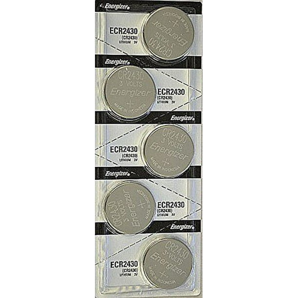 5 ENERGIZER (1 Pack) 2430 3V Lithium Coin Cell Batteries - Walmart.com