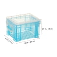 BESTYASH 6Pcs Plastic Storage Containers with Lids Assorted Colors for ...