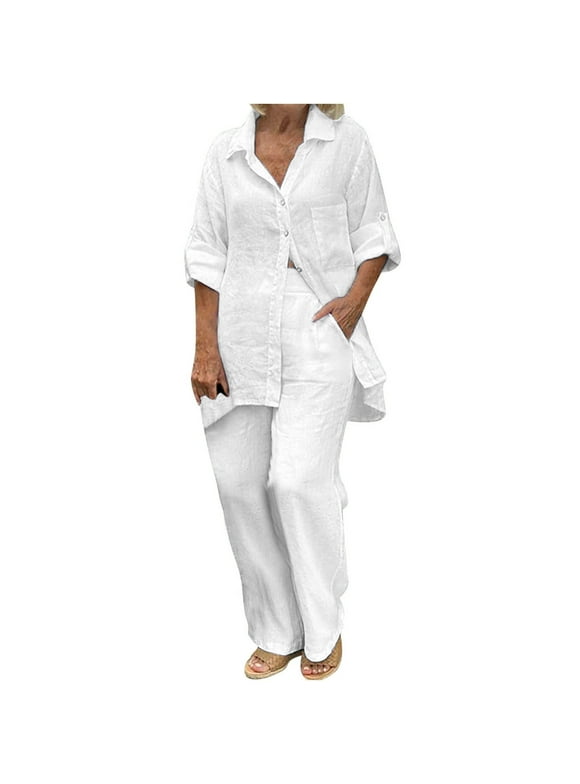 Womens Two Linen Set