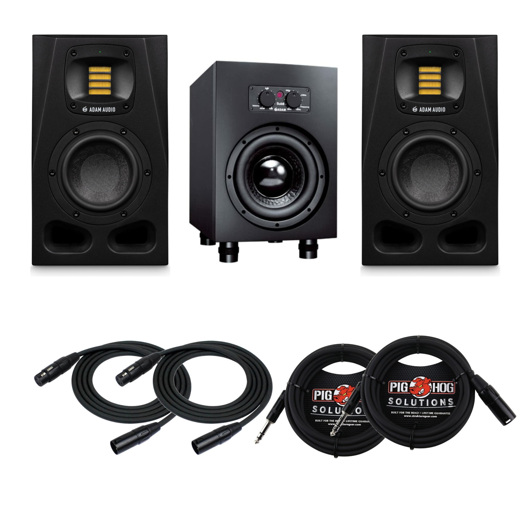 Buy ADAM Audio A4V 2-Way Studio Monitor (Pair) with Studio Subwoofer ...