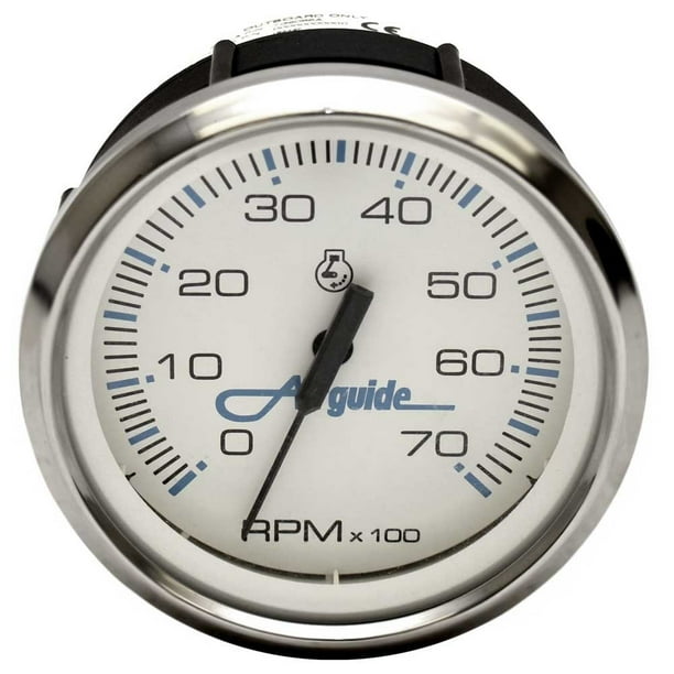 Airguide Boat Tachometer Gauge TC9086A | Faria Chesapeake White Series ...