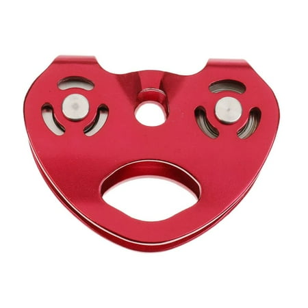 serony Zip Line Cable Pulley Mountaineering Double Speed Rope Aluminum ...