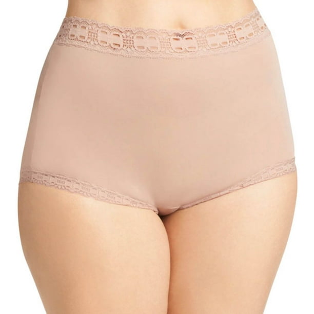 Women's Olga 873 Secret Hug Scoop Full Brief Panty - Walmart.com