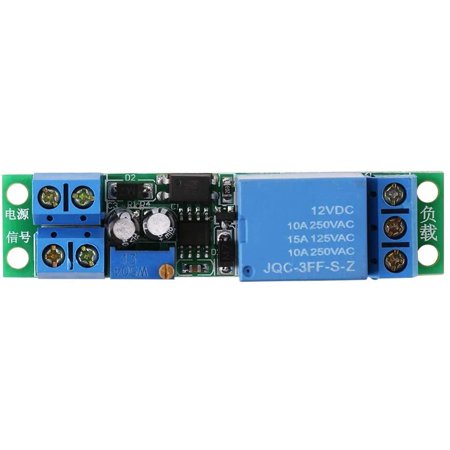 Timer Relay Module,DC12V Adjustable Signal Trigger Turn Off Delay Timer Switch Relay Module ...