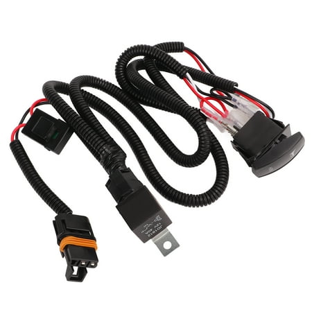 Horn Wiring Harness Relay Kit, 12V 24V 40A Horn Wiring Harness Relay ...
