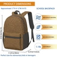 17 Inch Lightweight Backpack,PVC Waterproof Oxford Fabric ...
