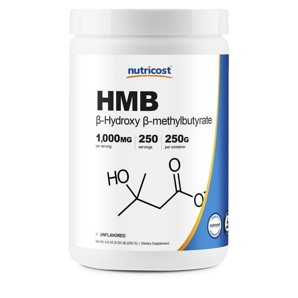 Nutricost HMB Powder (Beta-Hydroxy Beta-Methylbutyric) 250 Grams ...